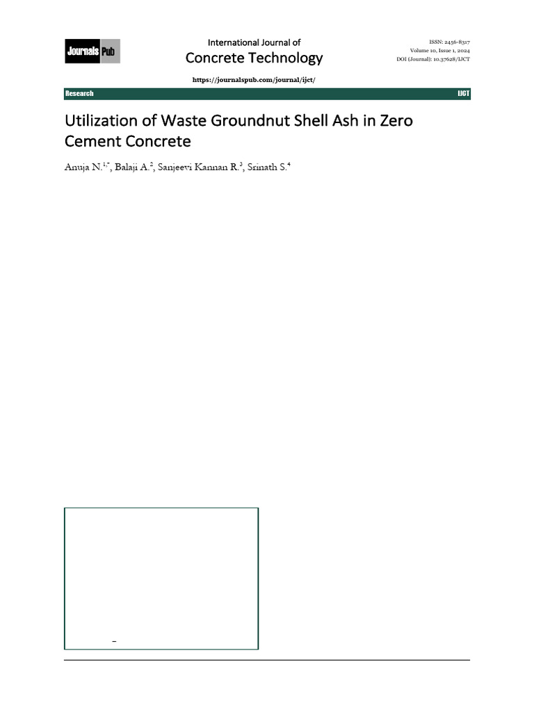 9-17-UTILIZATION-OF-WASTE-GROUNDNUT-SHELL-ASH | PDF | Concrete | Cement
