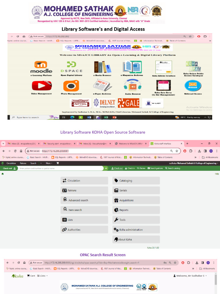 MSAJCE Library Software | PDF