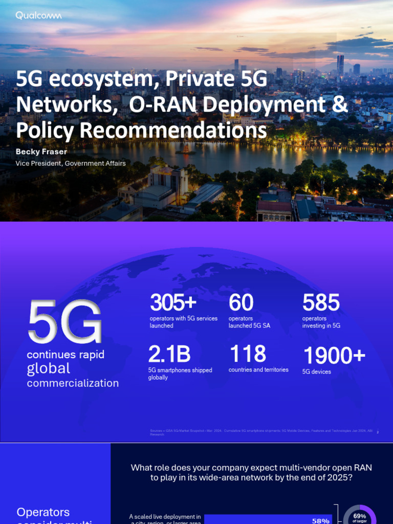 Session 2.8 Qualcomm Nov 19 2024 ASEAN Conference on 5G | PDF | Artificial Intelligence ...