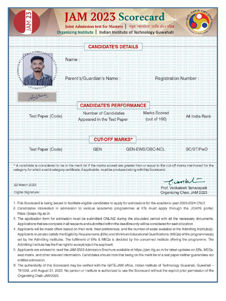 JAMScorecard PDF - Compressed | PDF