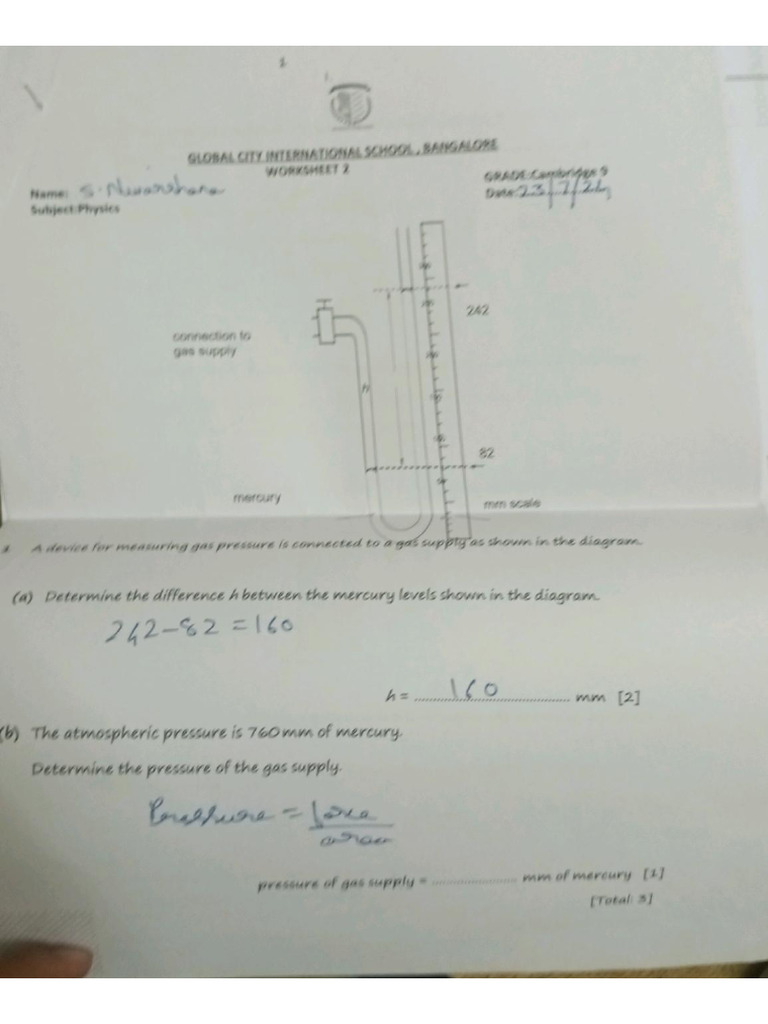 Physics Worksheet 2 | PDF
