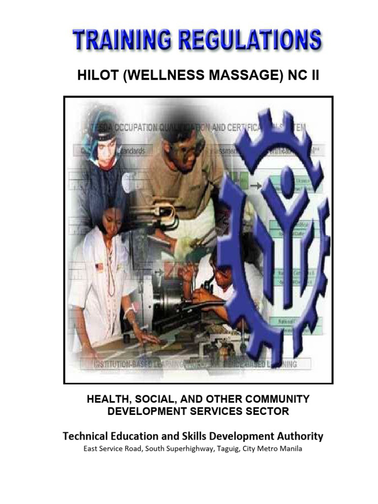 TR Hilot (Wellness) NC II | PDF | Occupational Safety And Health ...