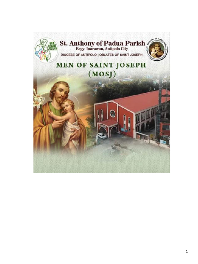 Ritu NG Pagluluklok Sa Imahen Ni Poong San Jose | PDF