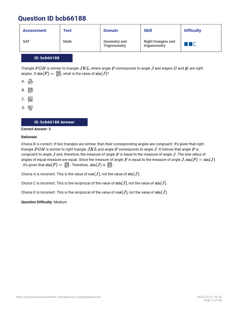 Right Triangle Trigonometry Problems | PDF | Trigonometry | Triangle