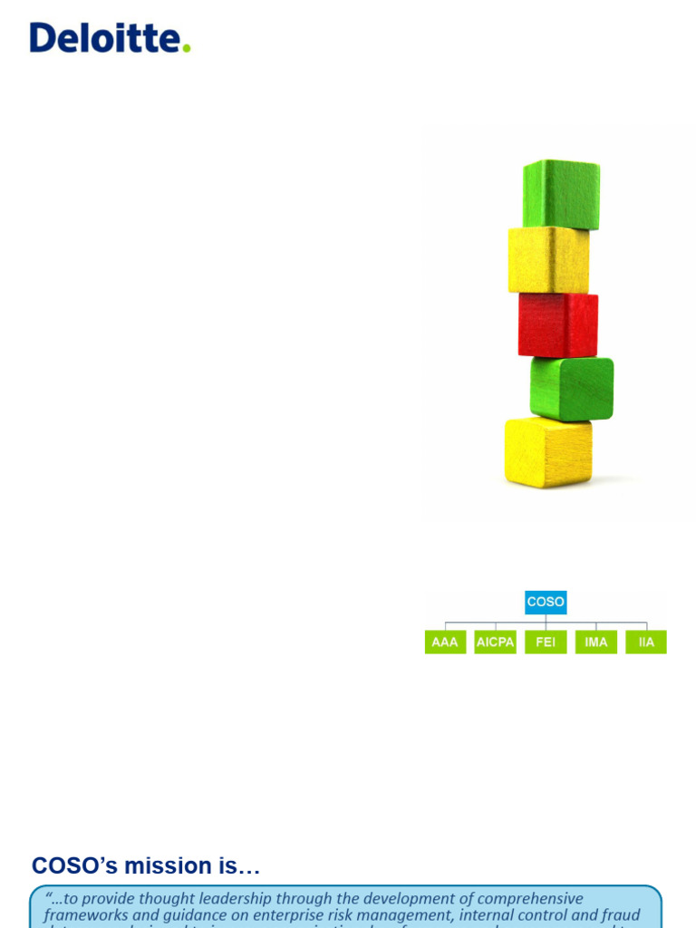 10 COSO 2013 Updated Internal Control Framework | PDF | Internal ...