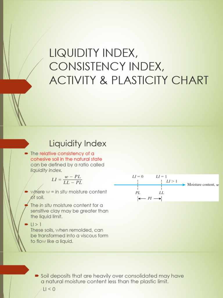 2.3 Liquidity Index Consistency Index 8.2021 | PDF | Civil Engineering ...
