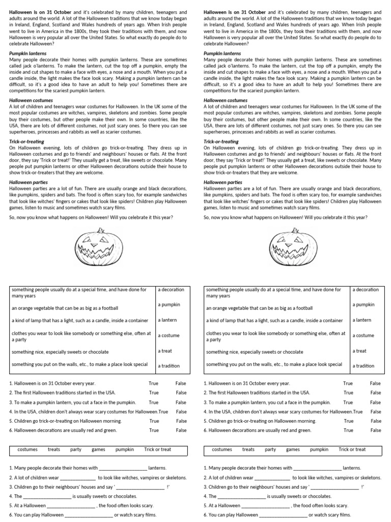 Halloween Traditions and Celebrations | PDF | Trick Or Treating | Halloween