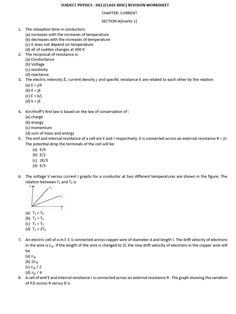 Current | PDF | Electrical Resistivity And Conductivity | Voltage
