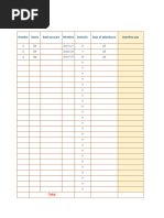 Cash Denominations Excel Sheet For Bank Cashiers | PDF | Cash | Money