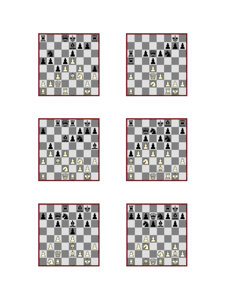 Chess Puzzle Set 2: Moves Analysis | PDF