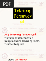 TEKSTONG PERSWEYSIB PPT | PDF