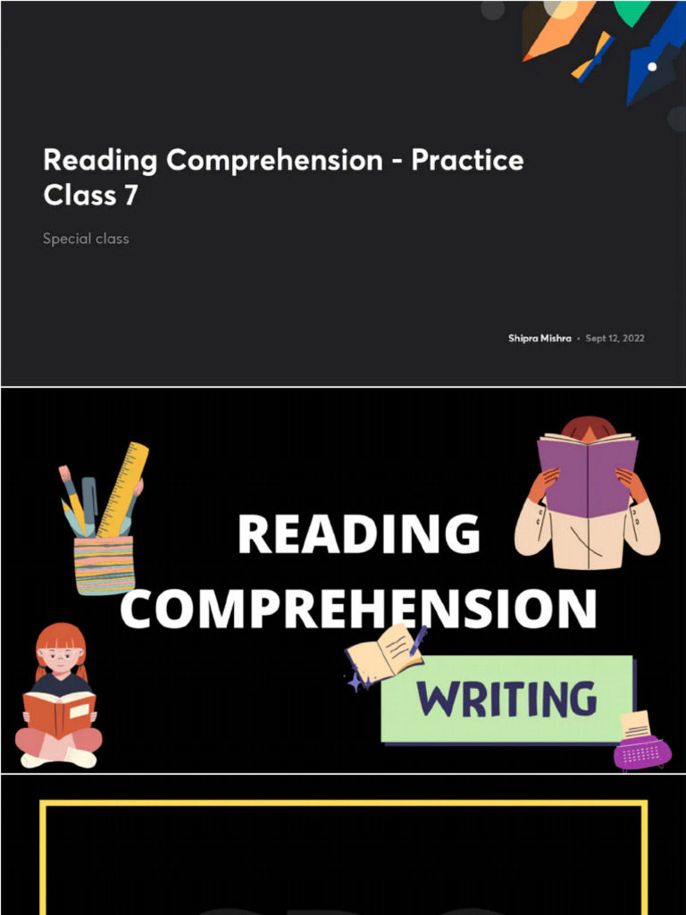 Reading_Comprehension__Practice_Class_7_with_anno | PDF