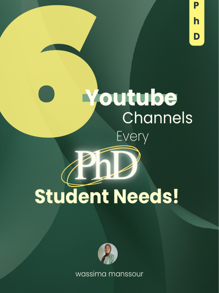 PhD YouTube Channels for Students | PDF