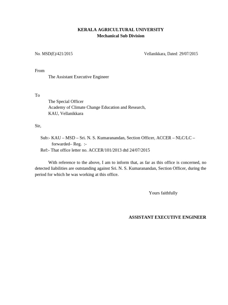Letter To ACCER | PDF