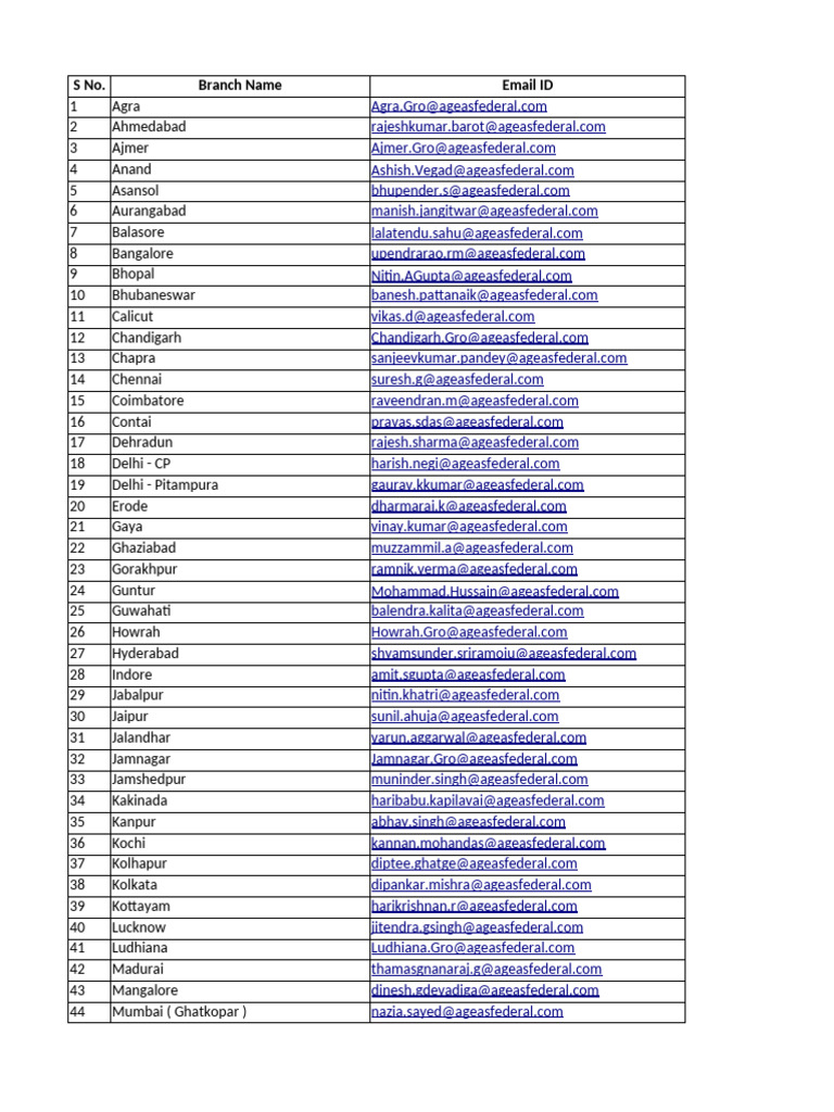 Branch of Ageas Federal Life Insurance cc0062cc1f | PDF