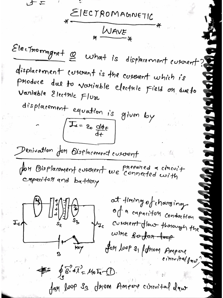 Electromagnet Waves Full Chapter | PDF