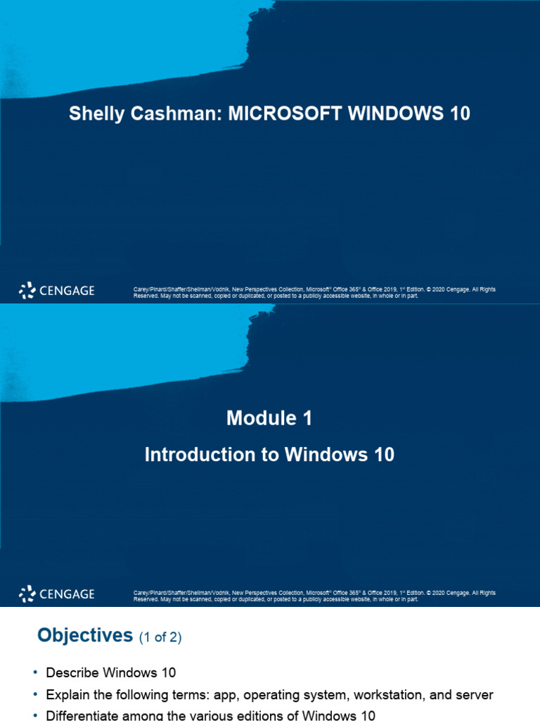 9. Introduction to Windows 10.pptx | PDF | Windows 10 | Computing