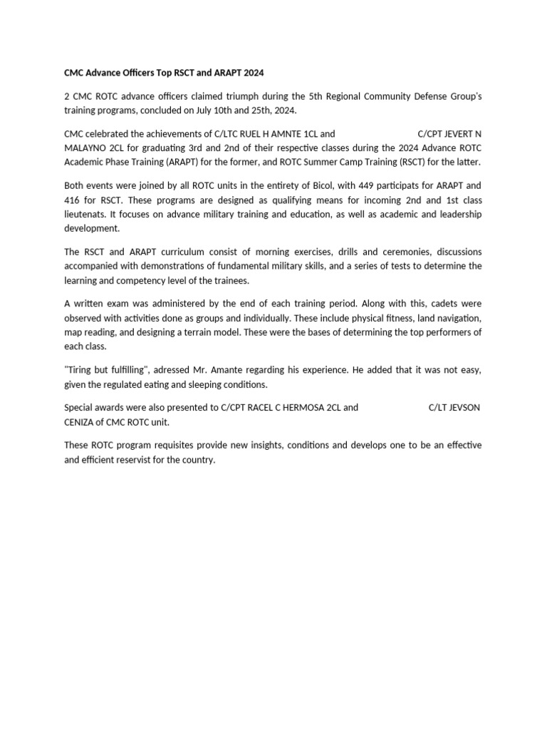 CMC Advance Off-WPS Office | PDF