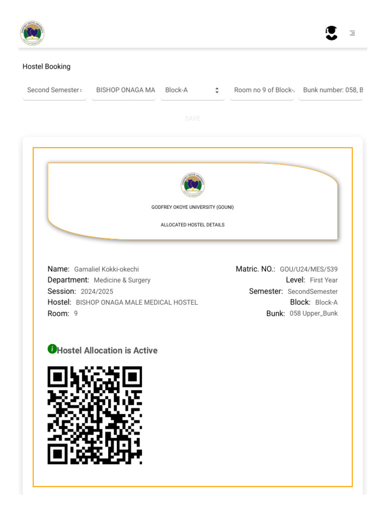 Gouni Student Dashboard | PDF