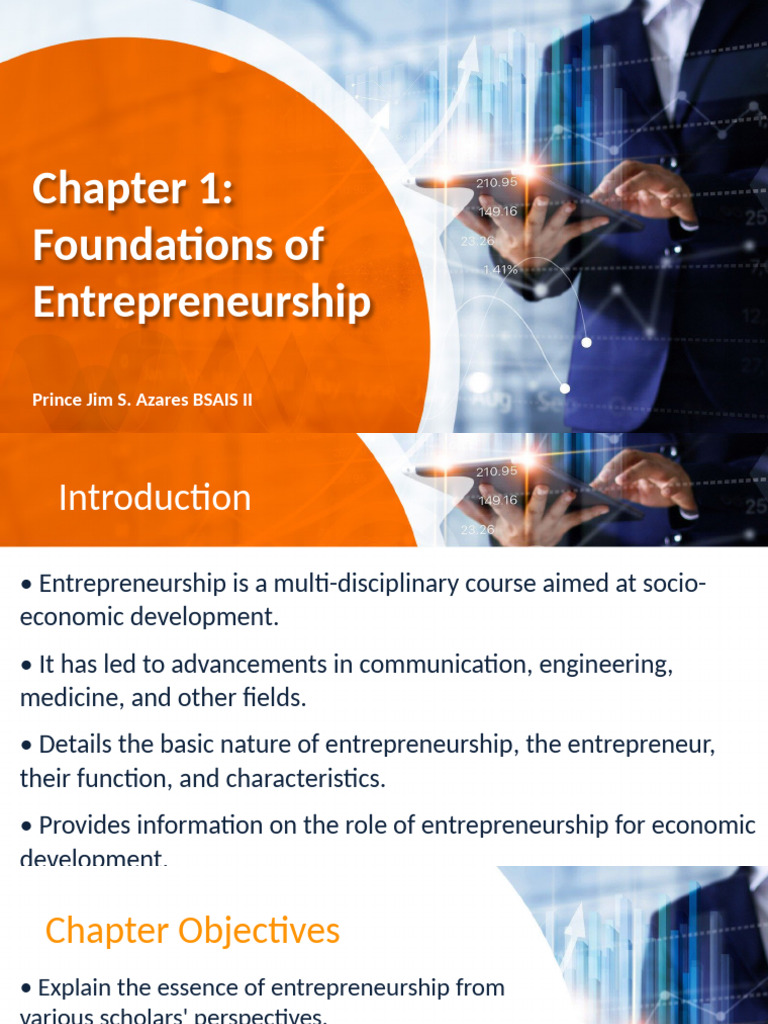 Foundations of Entrepreneurship Explained | PDF | Entrepreneurship ...