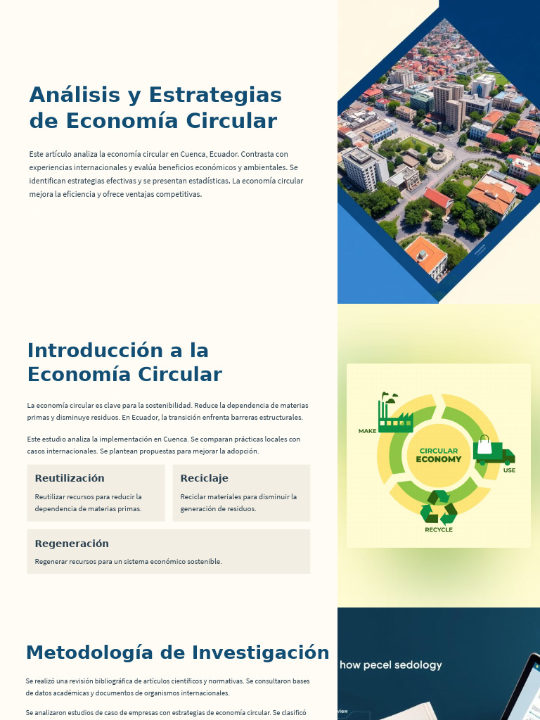 Analisis y Estrategias de Economia Circular | PDF | Sustentabilidad | Entorno natural