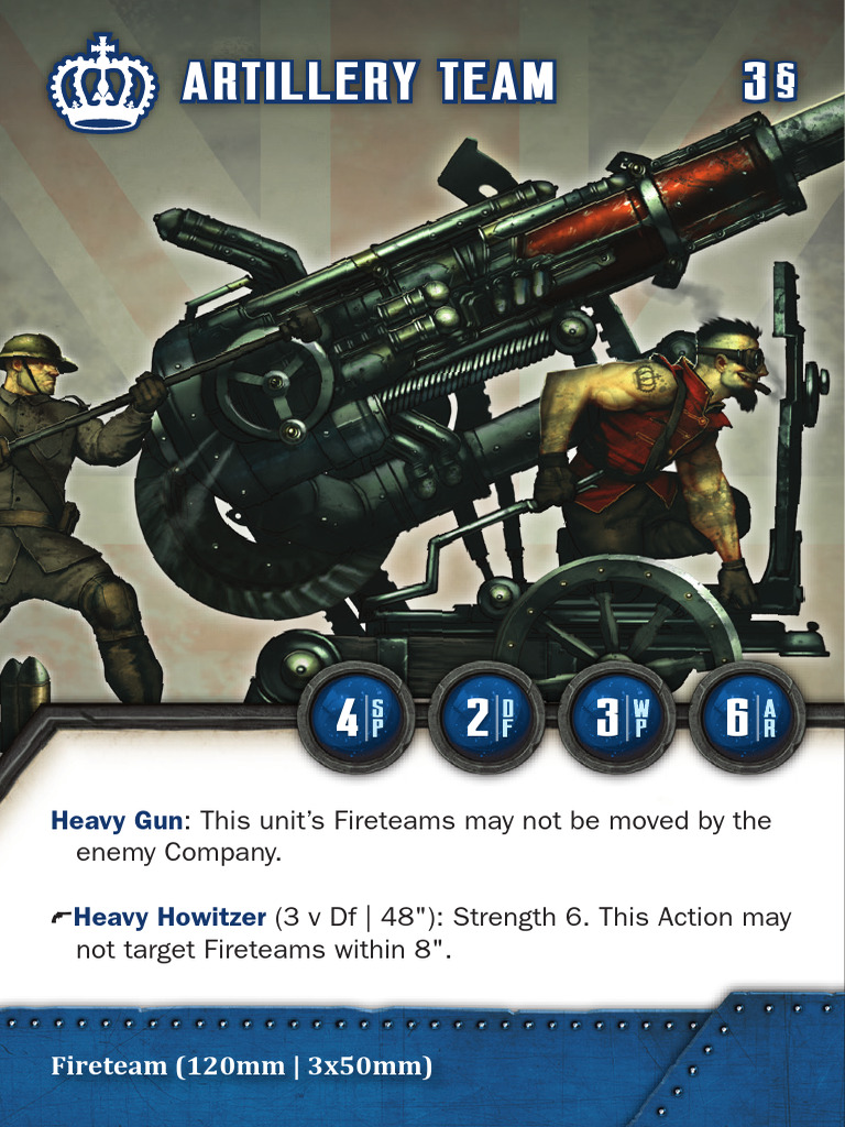 Wyrd - TOS - KingsEmpire - English - Artillery Team | PDF