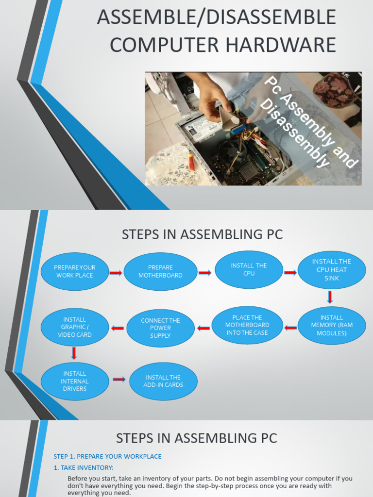 4.assemble and Disassemble | PDF | Personal Computers | Electrical Connector