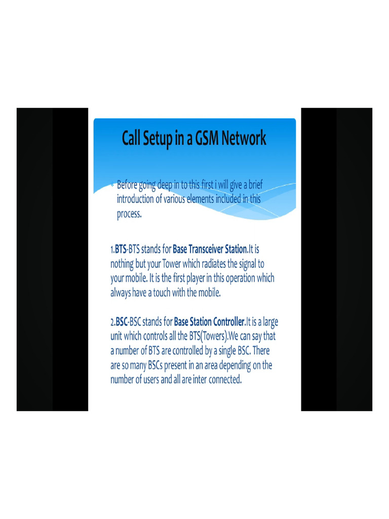 Call Setup | PDF
