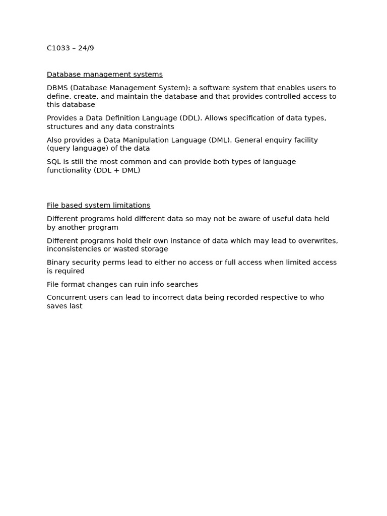 24 09 24 - Database Basics | PDF