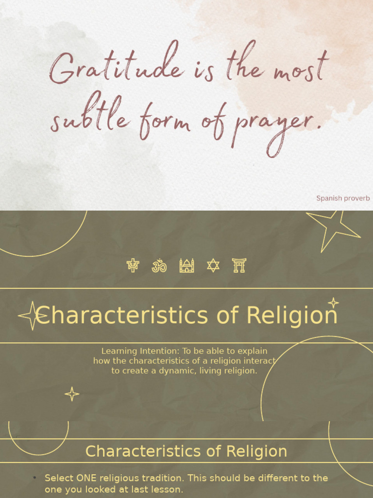 Characteristics of Religion- Christianity | PDF | Jesus | Gospel Of Matthew