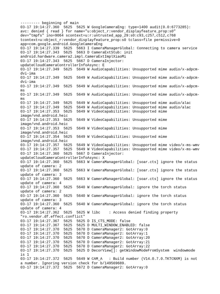 Logcat 1742215467280 | PDF | Computing | Software