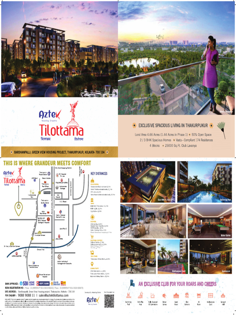 Aztek Tilottama Phase 1 Brochure | PDF