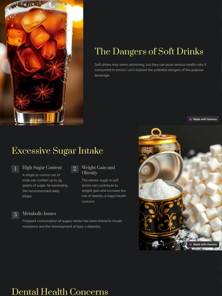The Dangers of Soft Drinks | PDF
