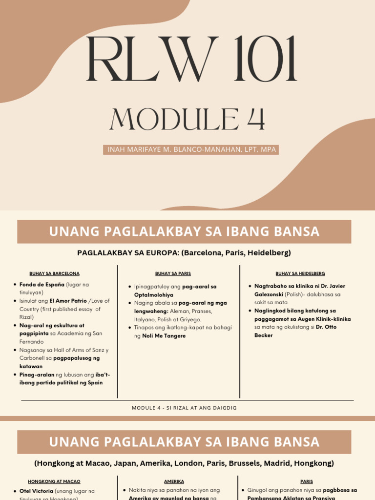 RLW Notes - Module 4 | PDF