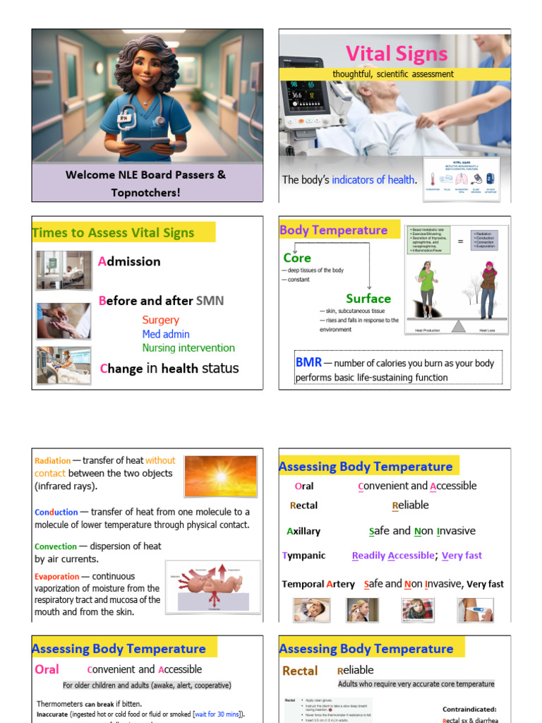 Vital Signs Assessment Guide | PDF | Pulse | Blood Pressure