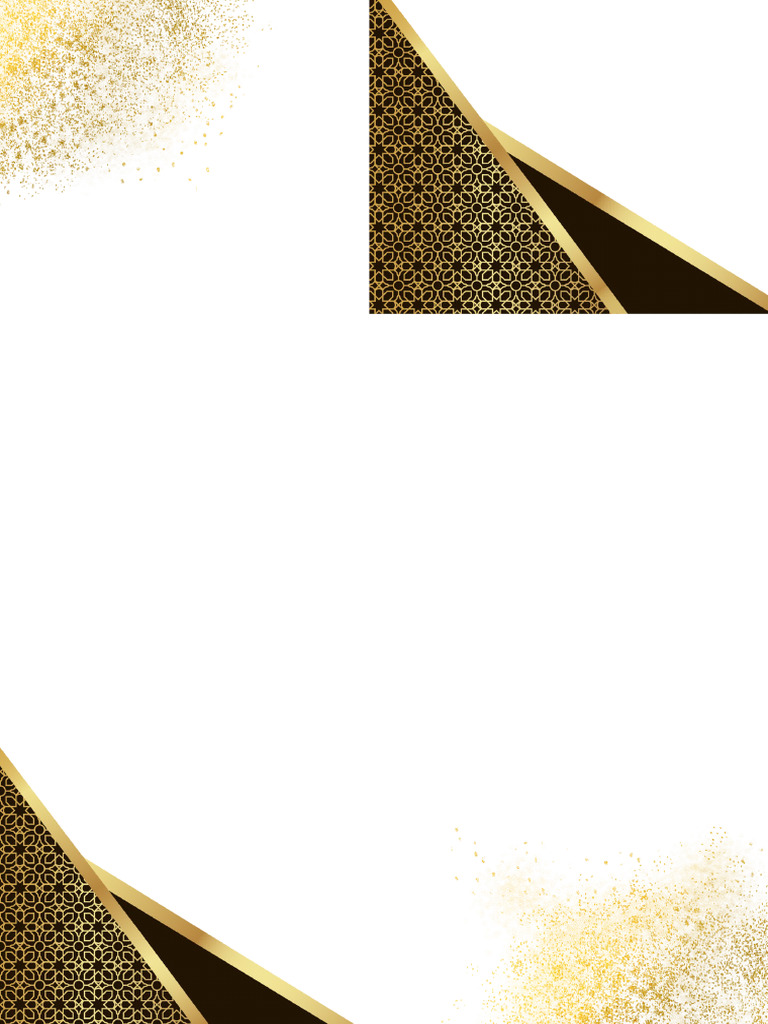 Gold Luxury Geometric Page Border | PDF
