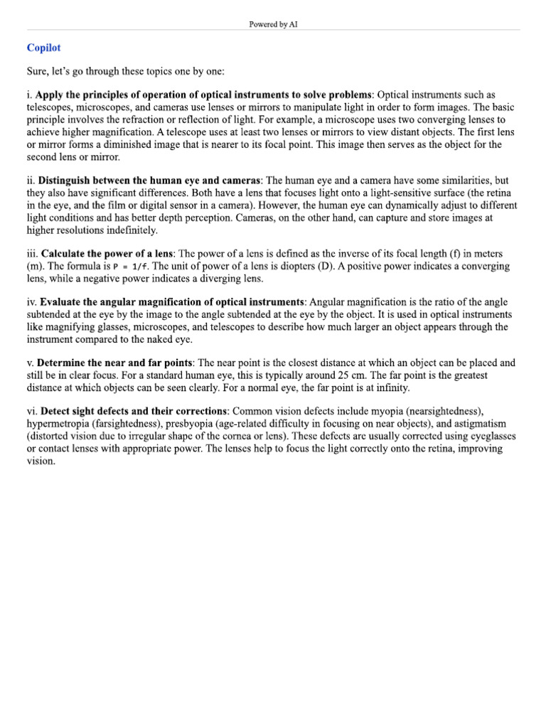 Optical Instruments | PDF