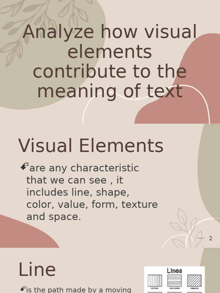 Visual Elements | PDF