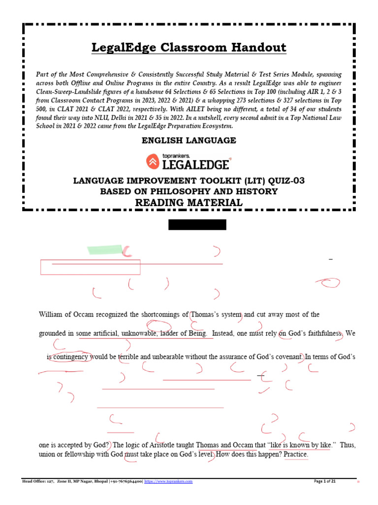 LIT 03 - Philosophy and History - Reading Material (1)5579022 | PDF ...