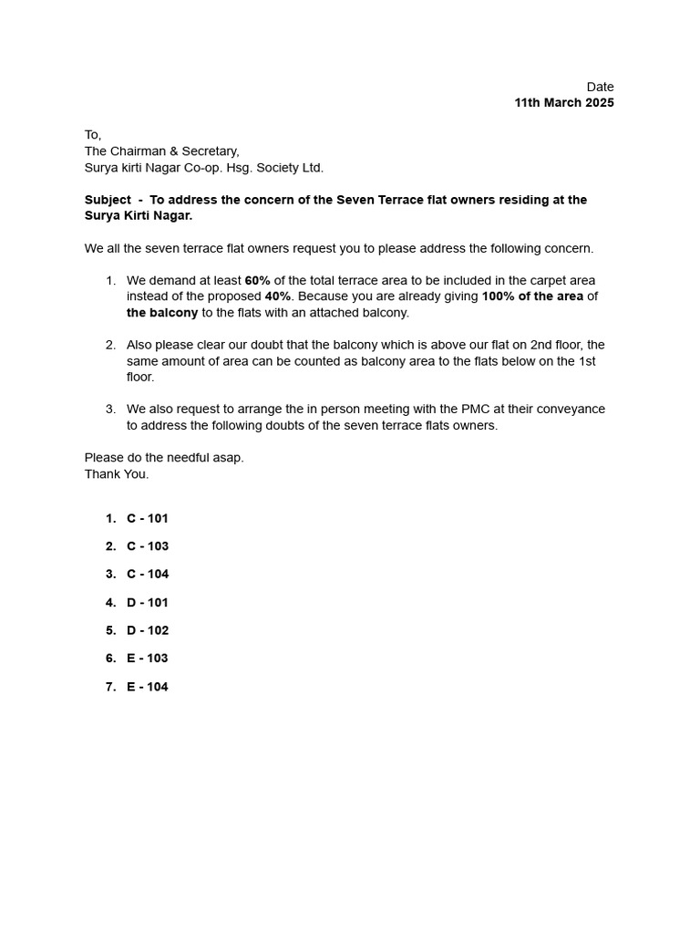 request letter to pmc | PDF