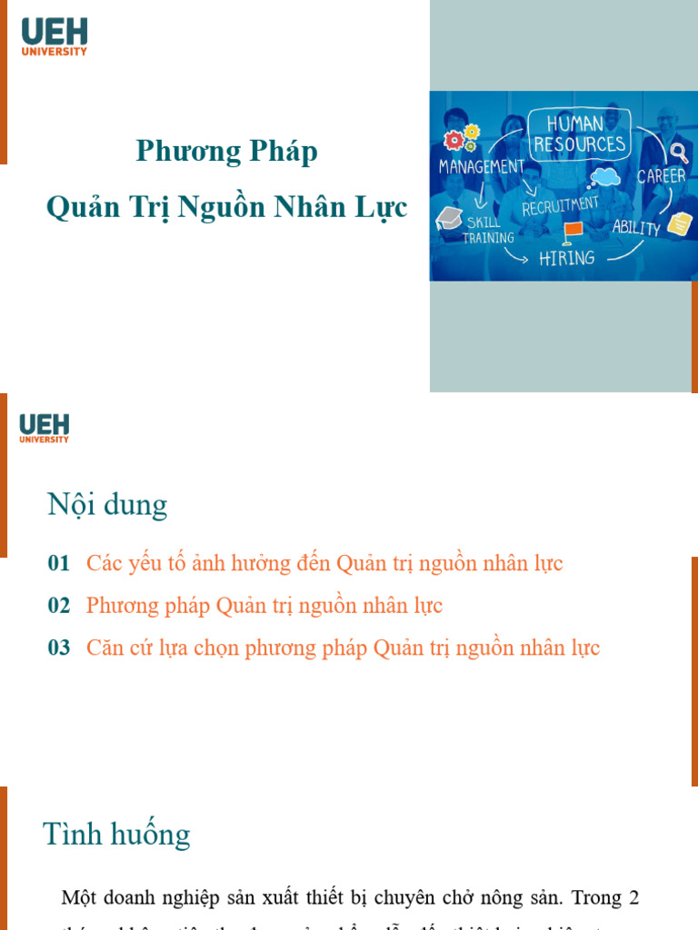 HRM-OB-02-Phuong Phap Quan Tri Nguon Nhan Luc | PDF