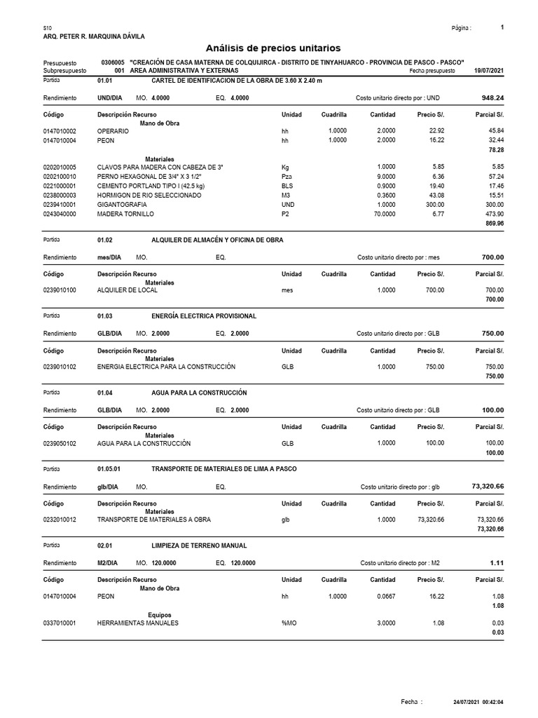 Acu 1 | PDF | Hormigón | Materiales de construcción