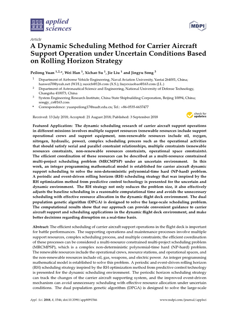 applsci-08-01546 | PDF | Mathematical Optimization | Genetic Algorithm