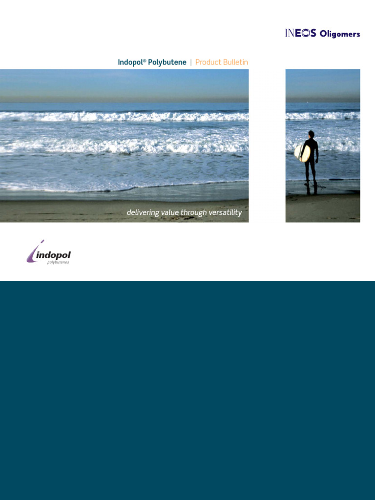 Indopol Polybutene Bulletin 07-07 | PDF | Lubricant | Adhesive