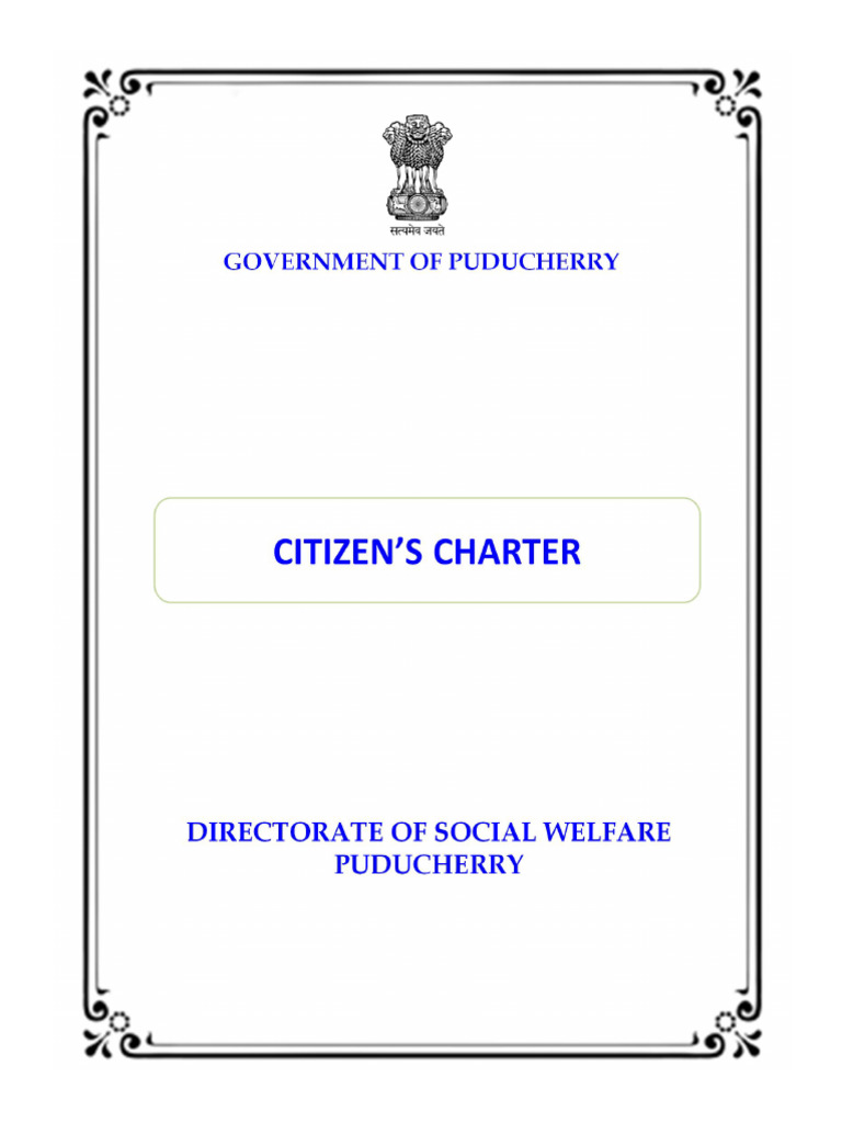 Citizen Charter | PDF | Academic Degree | Bachelor's Degree