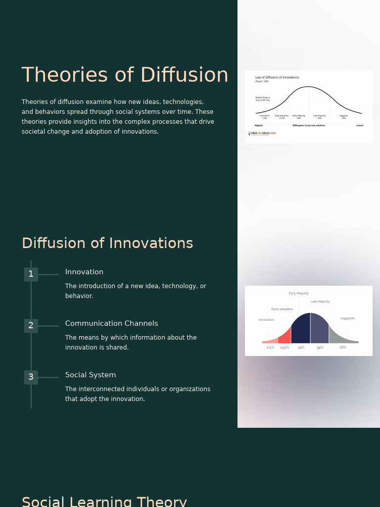 Theories of Diffusion | PDF