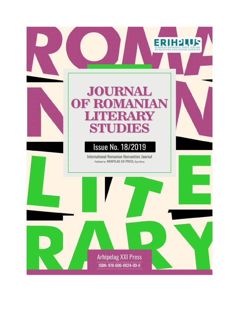 Journal of Romanian Literary Studies | PDF | Romania