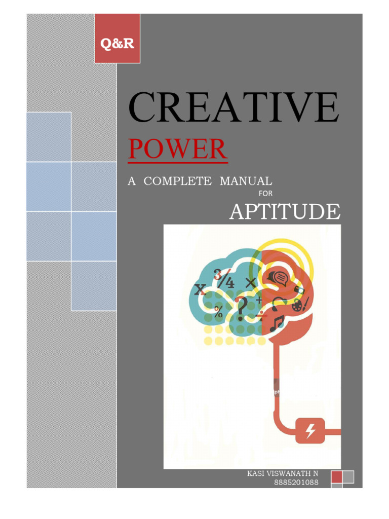 Aptitude Book | PDF | Division (Mathematics) | Odds