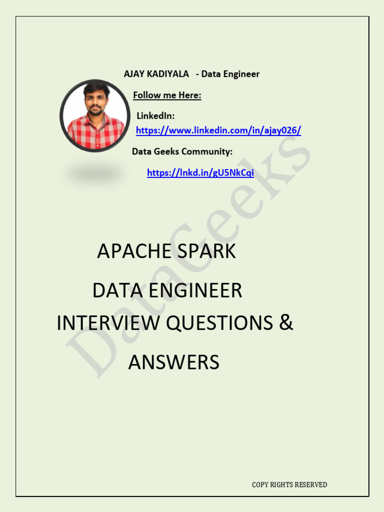 Apache Spark | PDF | Apache Spark | Computer Programming