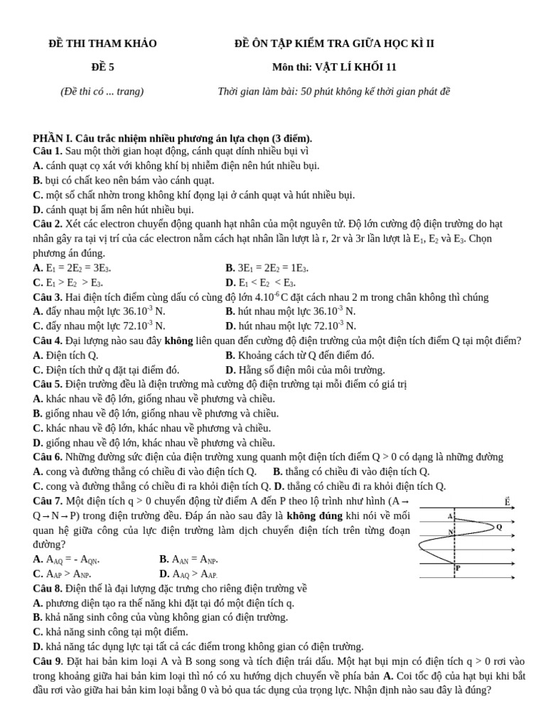 ĐỀ-5-GK2-LÝ-11-FORM-2025 | PDF